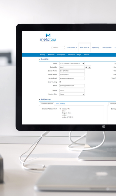 Internal Parcel Tracking Software | Metafour.com