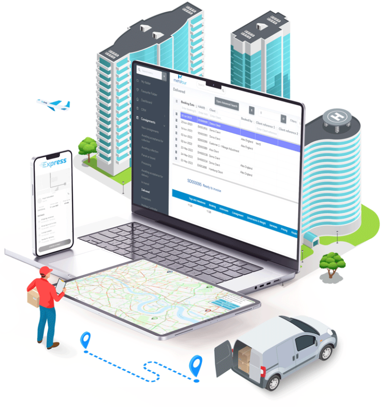 Internal Parcel Tracking Software | Metafour.com